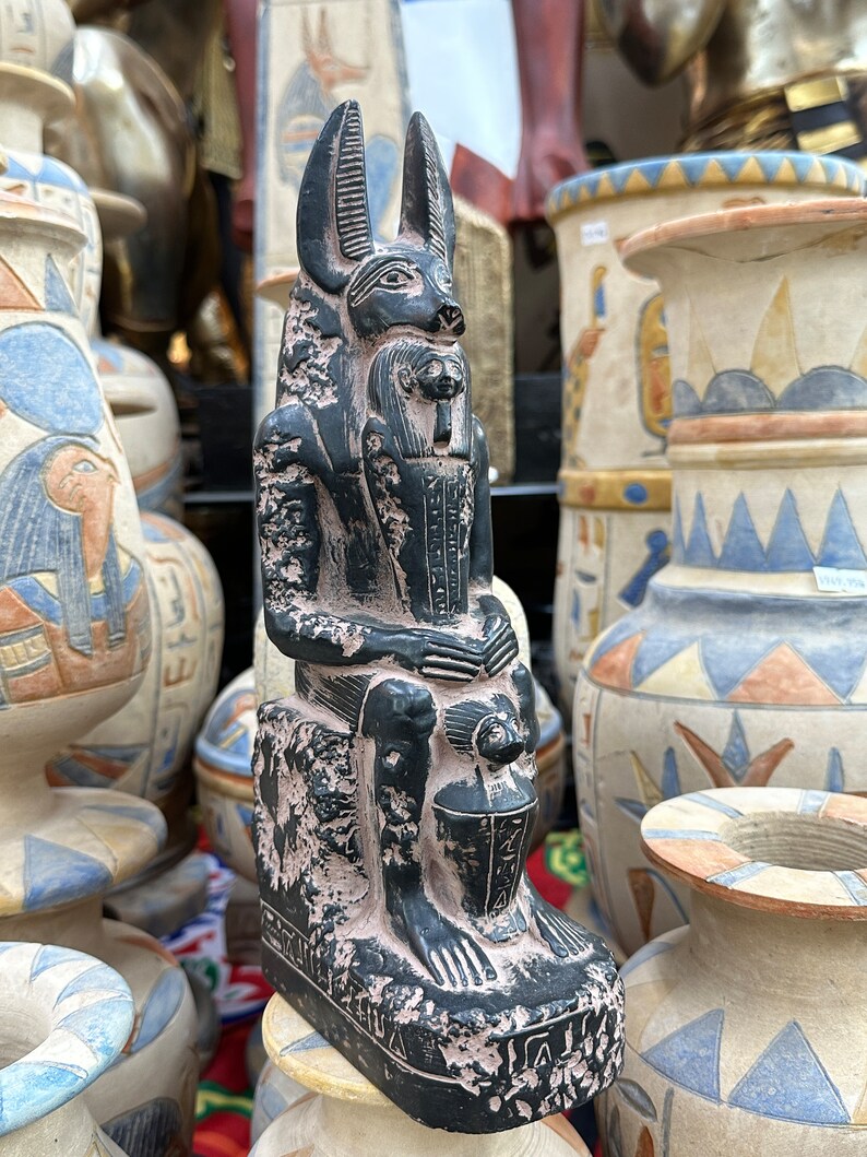 Anubis Statue Handmade Statue From Egypt Ancient Egyptian - Etsy