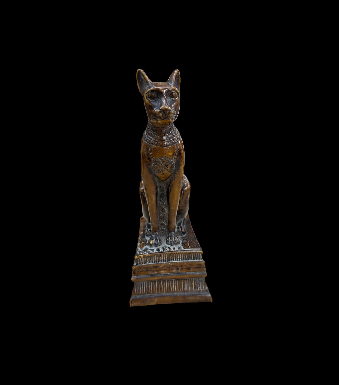Goddess Bastet Statue - Made in Egypt - Large Goddess Bast Altar Statue ...