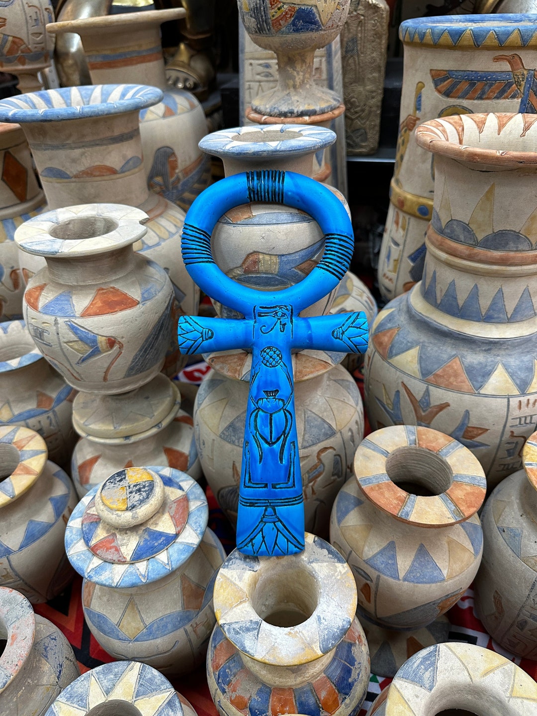 Egyptian Ankh - Handmade in Egypt - Ancient Egyptian Key of Life Wall ...