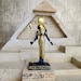 Vintage Isis Mini Statue - Small Hand-painted Ancient Egyptian Goddess ...