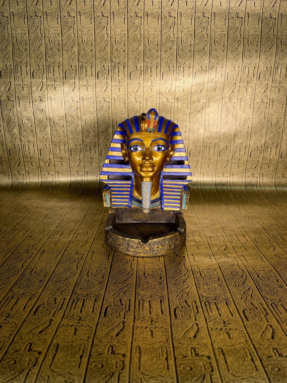 Vintage King Tut Ashtray Statue King Tutankhamun Table Décor | Etsy