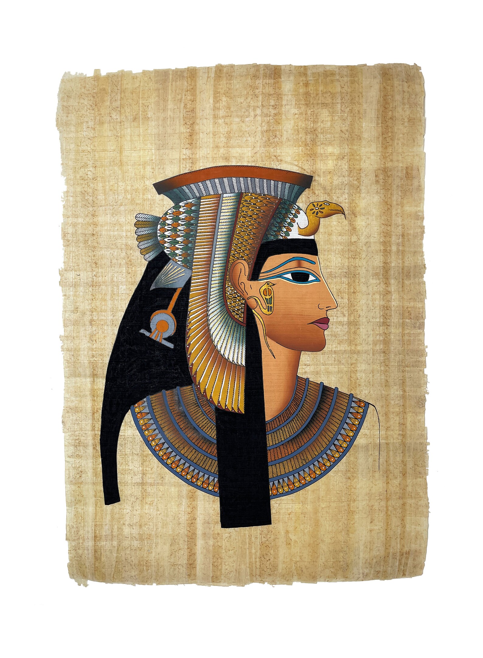 Cleopatra VII Papyrus Ancient Egyptian Queen Cleopatra Hand Made & Hand ...