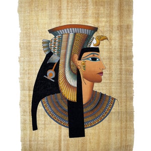 Cleopatra VII Papyrus Ancient Egyptian Queen Cleopatra Hand Made & Hand ...