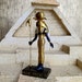 Vintage Isis Mini Statue - Small Hand-painted Ancient Egyptian Goddess ...