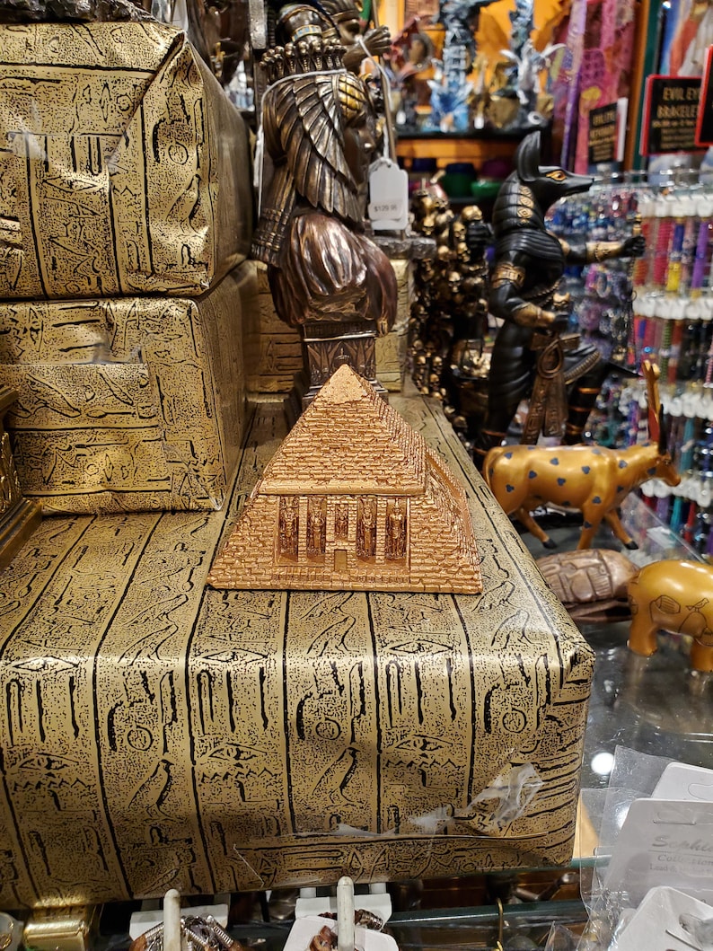 Vintage Pyramid Trinket Box Ancient Egyptian Pyramid Jewelry - Etsy
