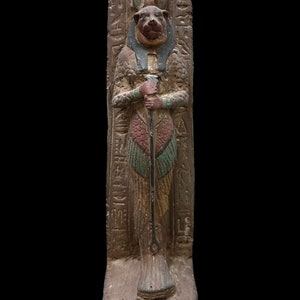 Sekhmet Statue - Ancient Egyptian Lion Goddess Sachmis - Hand-made in ...