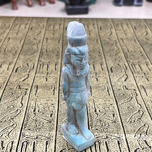 Vintage Egyptian Pharaoh Stone Statue - Made in Egypt - Small Hand ...