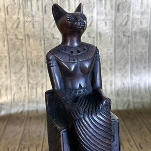 Bastet Statue - Ancient Egyptian Goddess Bastet Stone State - Made in ...
