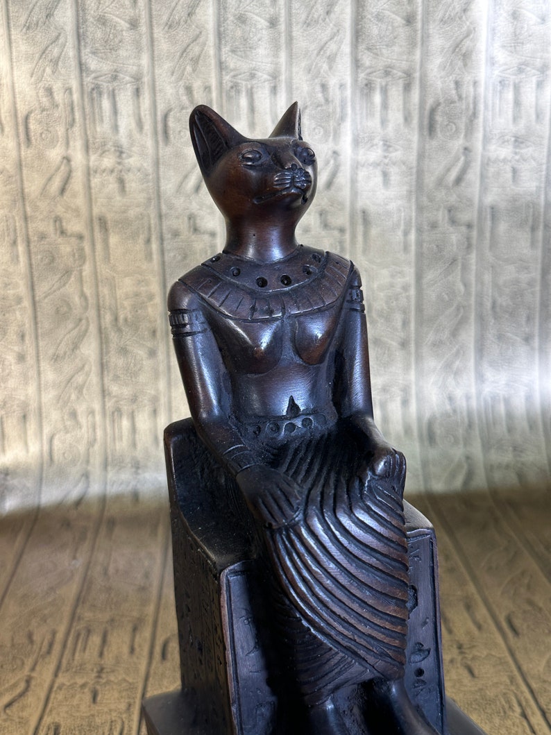 Bastet Statue Ancient Egyptian Goddess Bastet Stone State - Etsy