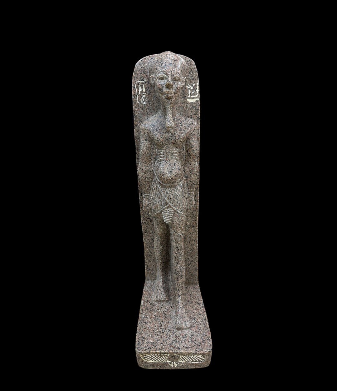 Akhenaten Statue - Red Granite Statue - Ancient Egyptian Pharaoh ...