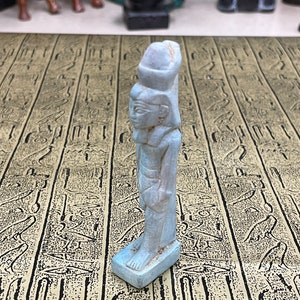 Vintage Egyptian Pharaoh Stone Statue - Made in Egypt - Small Hand ...