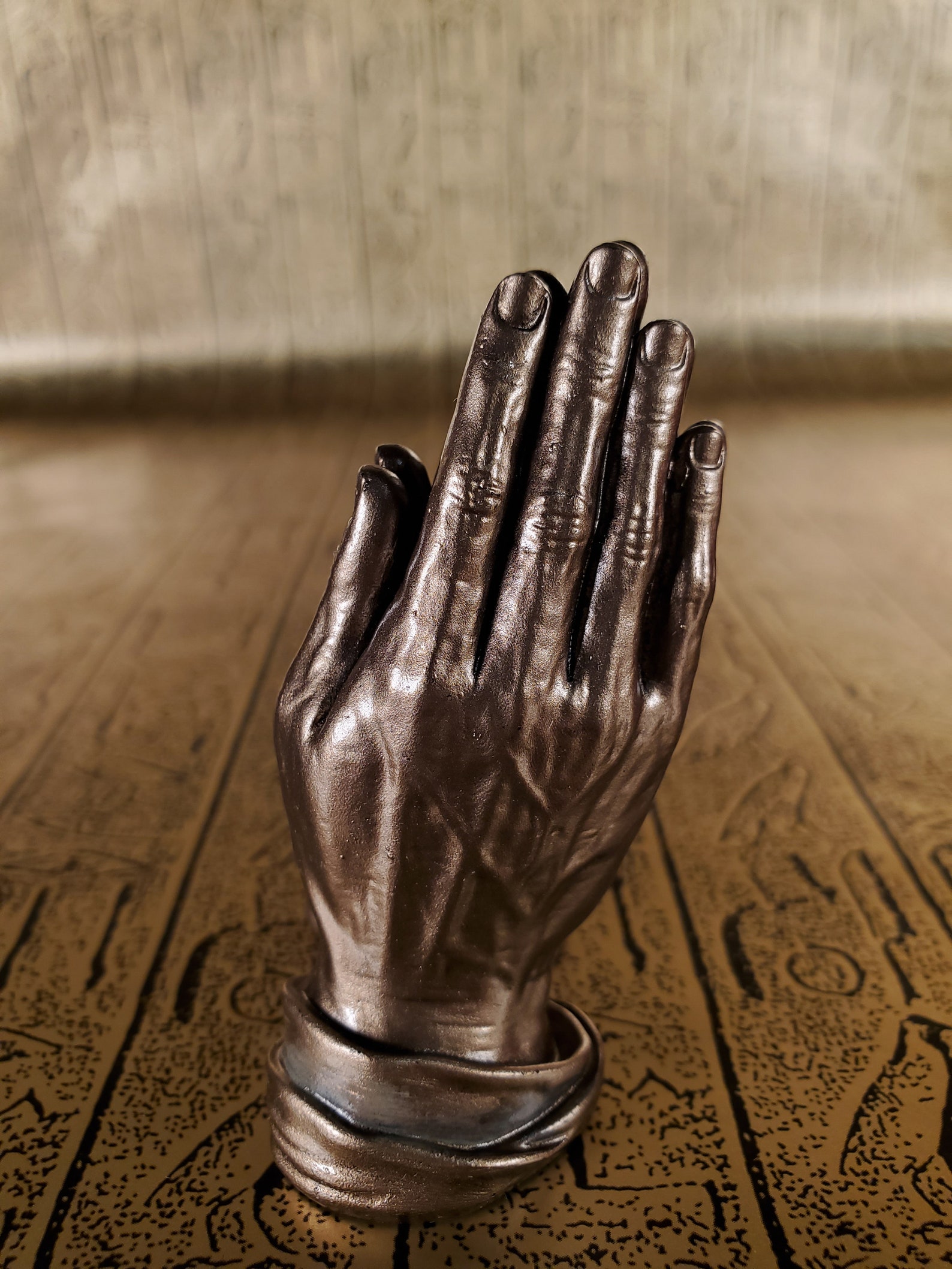 Vintage Praying Hands Mini Statue Small Hand-Crafted Mini | Etsy