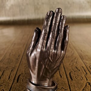 Vintage Praying Hands Mini Statue - Small Hand-crafted Mini Altar ...