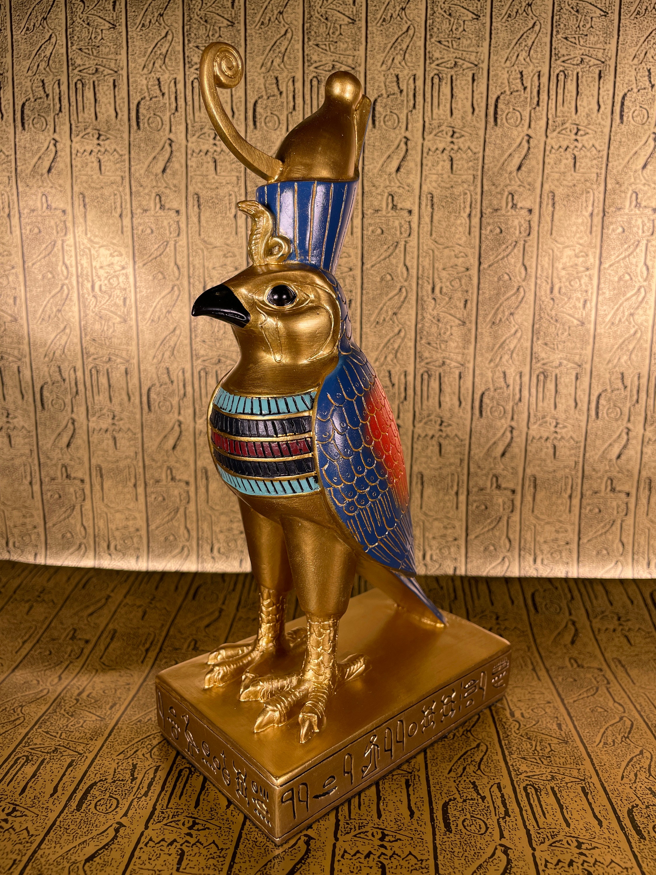 Vintage Golden Horus Statue Ancient Egyptian Sky God Horus - Etsy Canada