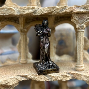 Vintage Persephone Mini Statue - Small Hand-painted Ancient Greek ...