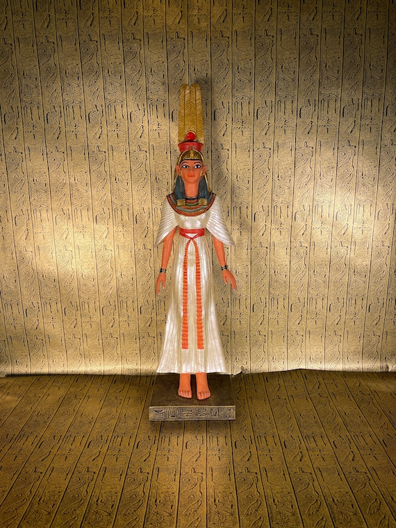 Vintage Isis Standing Statue Ancient Egyptian Goddess | Etsy