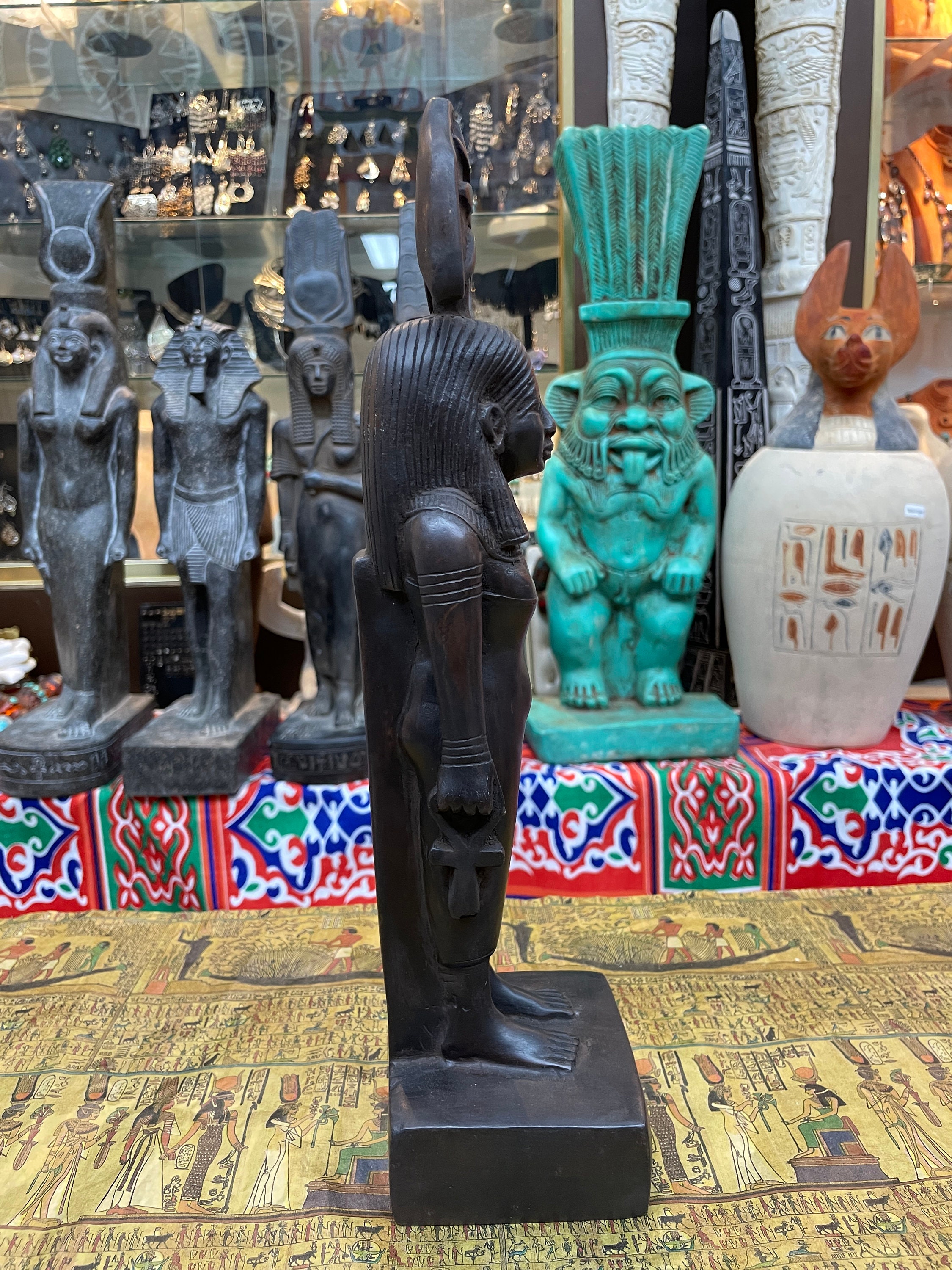 Seshat Statue - Egyptian Goddess of Wisdom & Knowledge Sesat - Made in ...