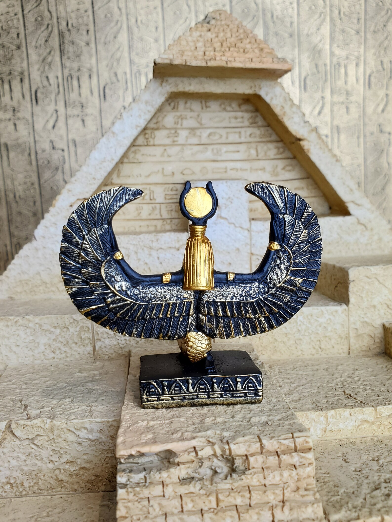 Vintage Isis Mini Statue Ancient Egyptian Goddess Isis Altar | Etsy Canada