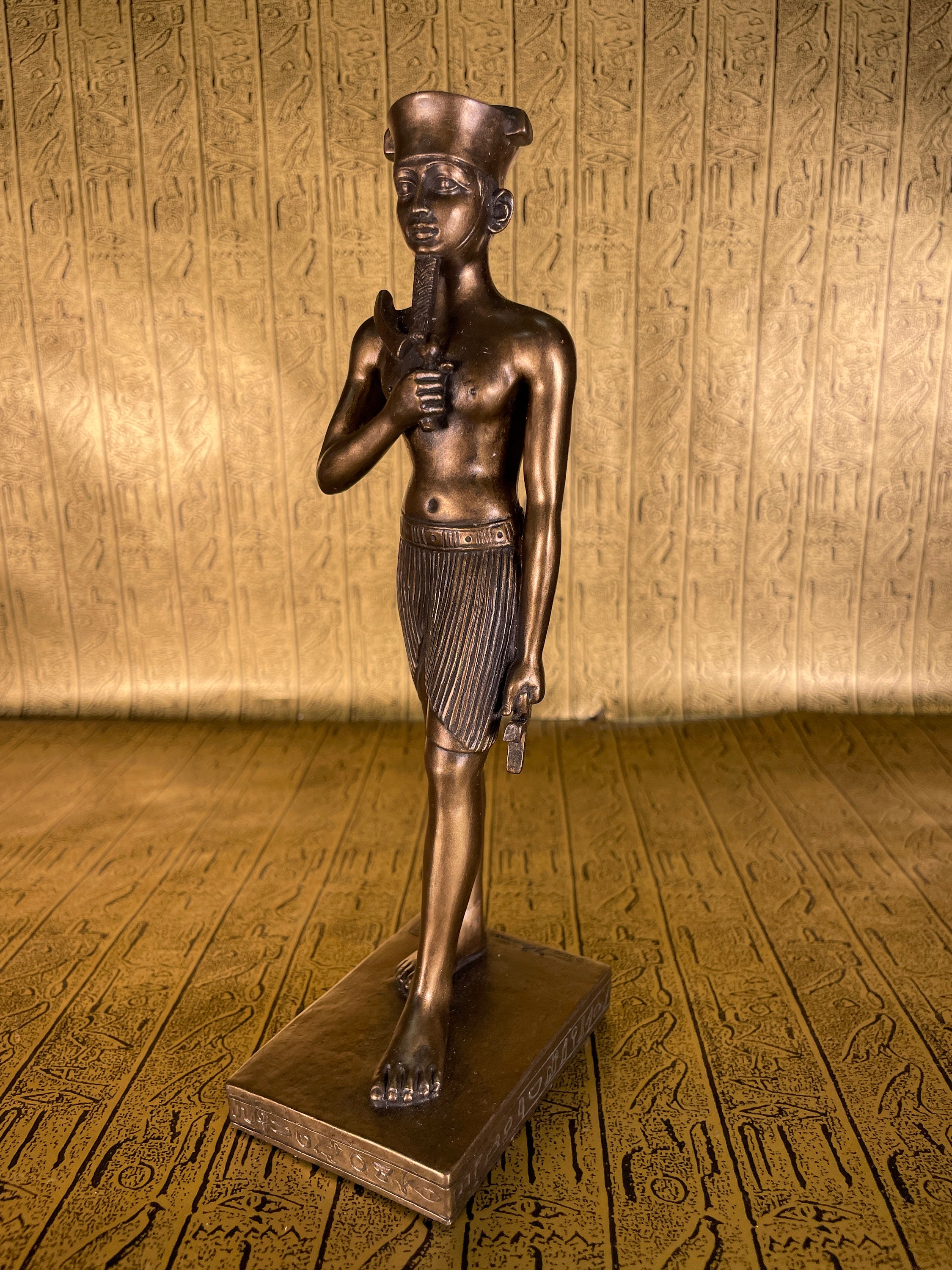 Vintage Amon Re Statue Museum Replica Statue Ancient - Etsy