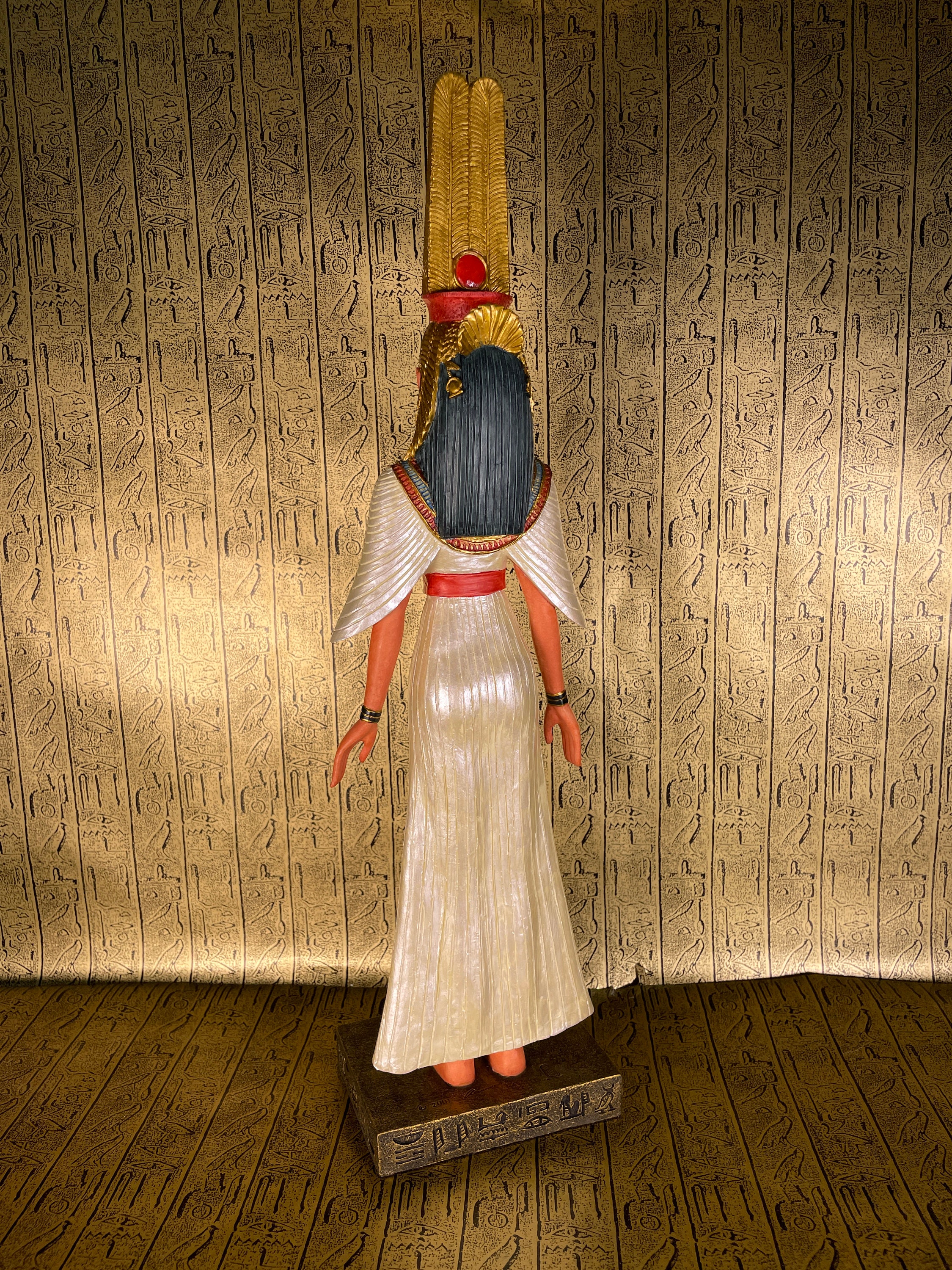 Vintage Isis Standing Statue Ancient Egyptian Goddess | Etsy