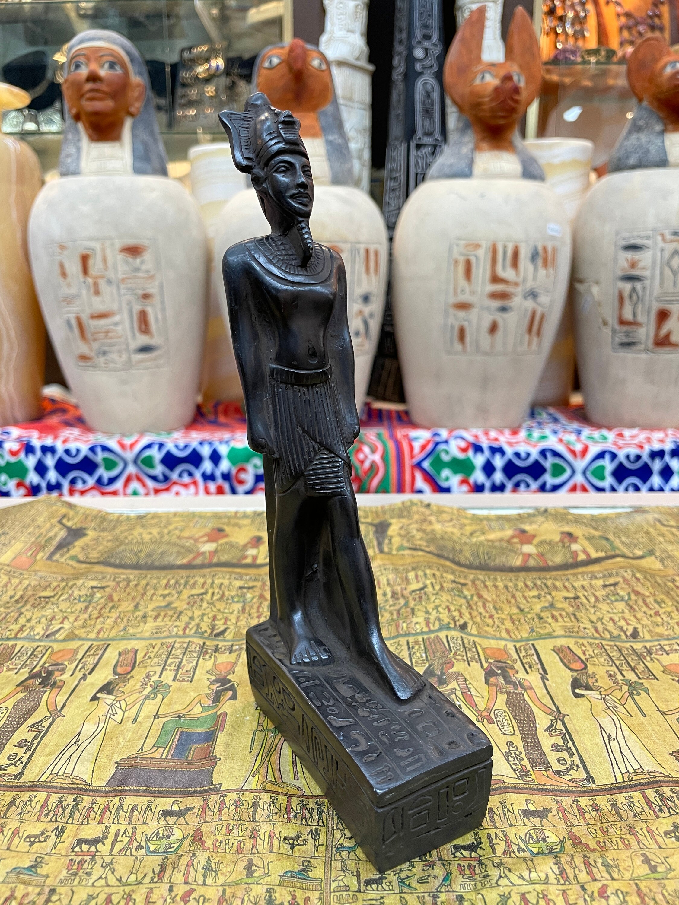 Osiris Statue - Handmade Statue From Egypt - Ancient Egyptian Lord of ...