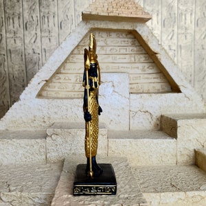 Vintage Isis Mini Statue - Small Hand-painted Ancient Egyptian Goddess ...