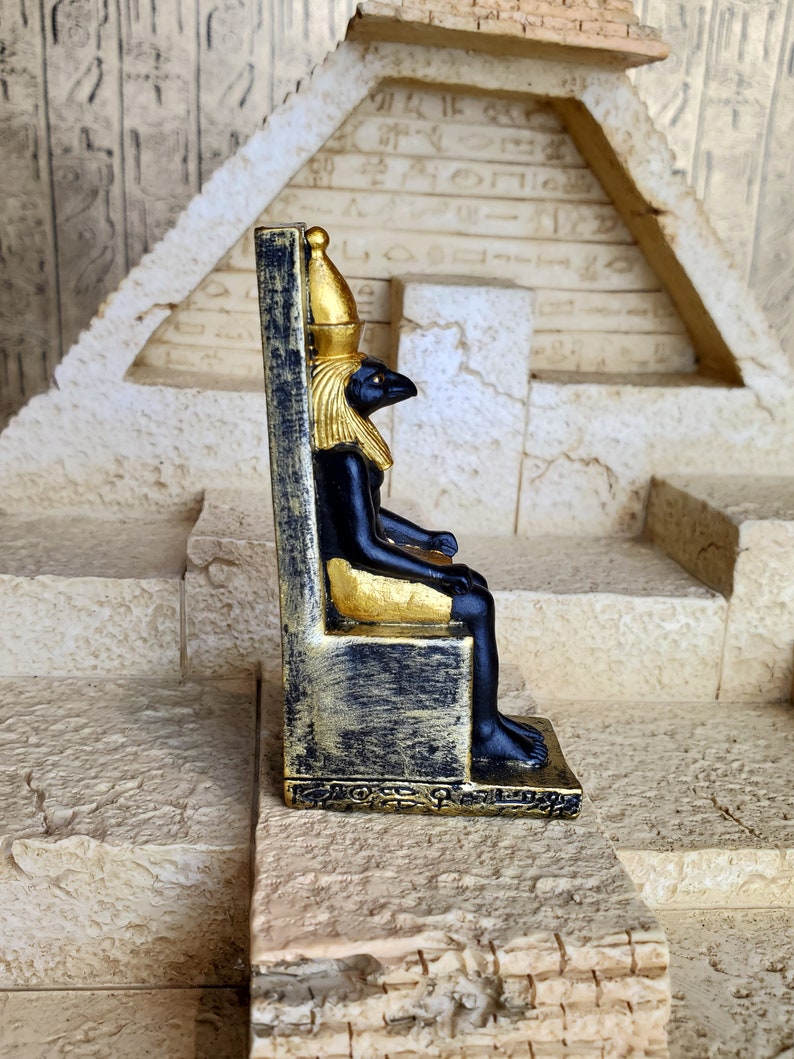Vintage Horus Mini Statue Ancient Egyptian God Horus in - Etsy