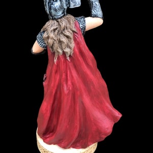 Vintage Thor Mini Statue - Small Hand-painted Norse God Vidar/víðarr ...