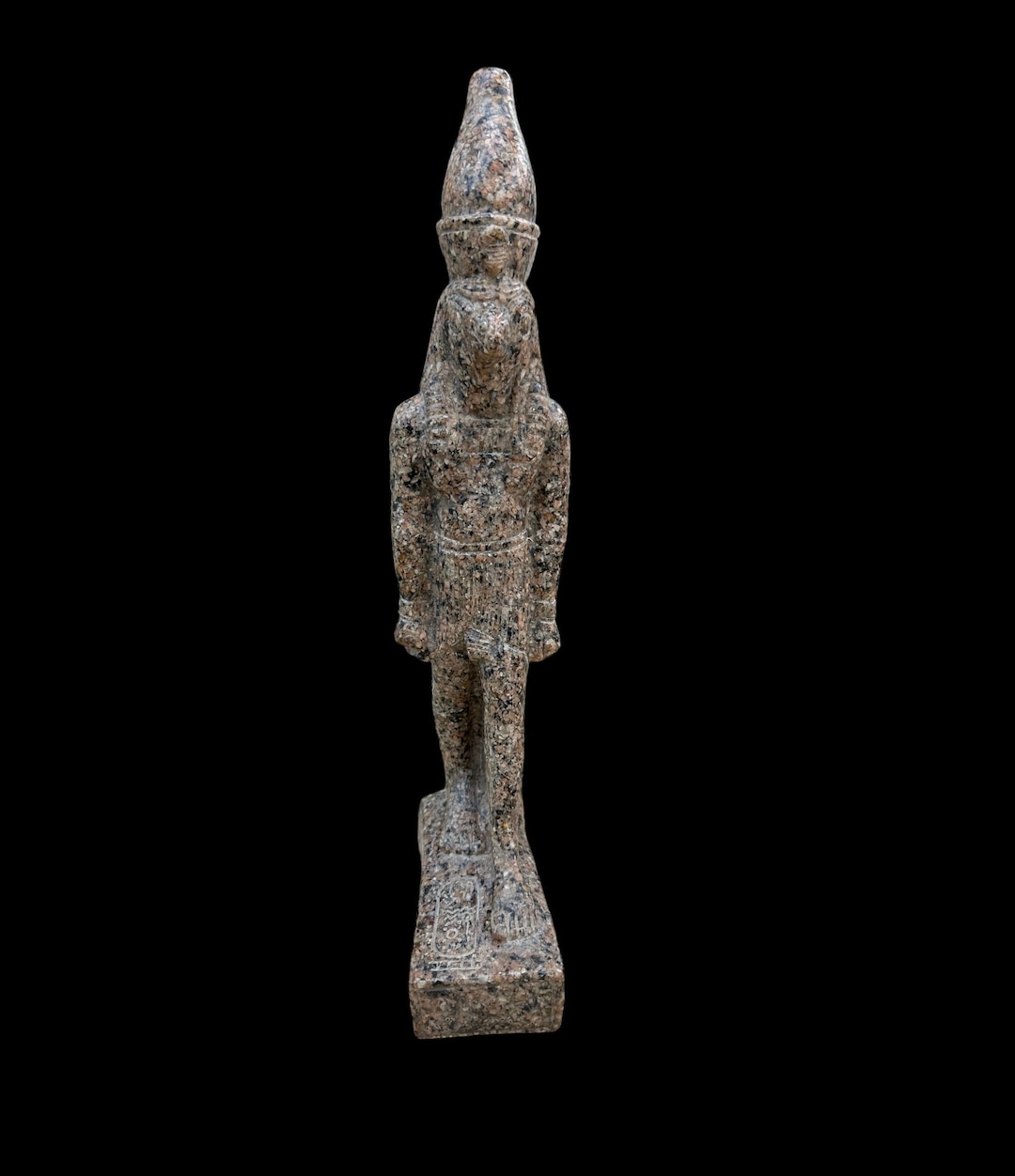 Horus Statue - Ancient Egyptian Sky God Heru - Red Granite Statue ...