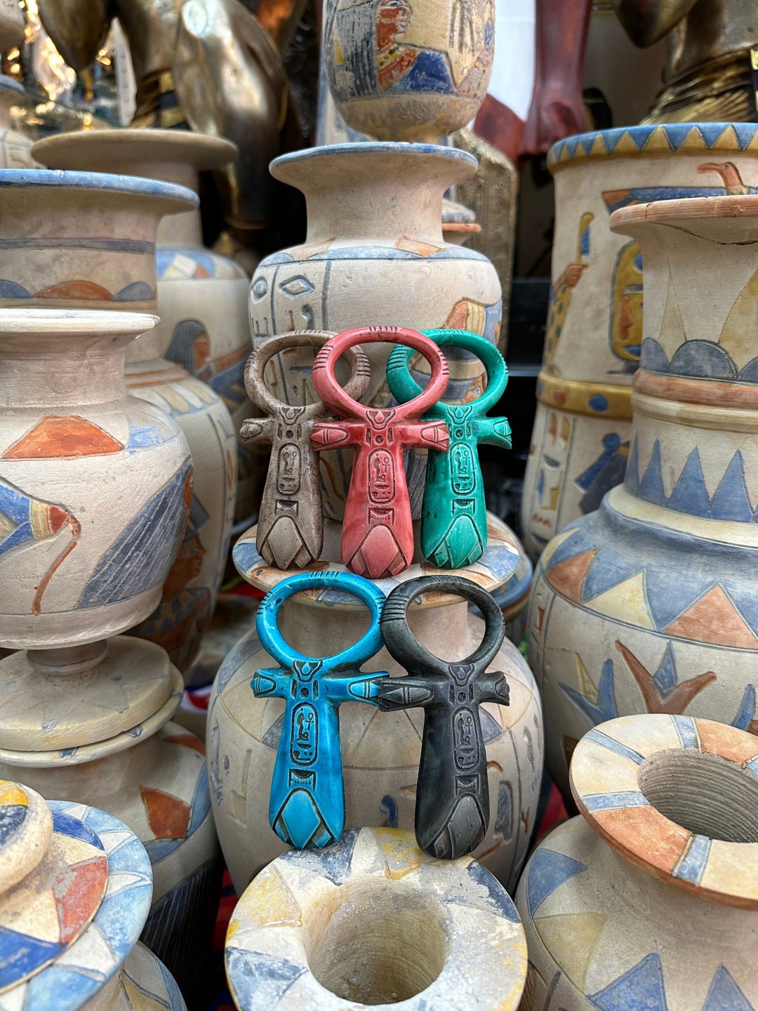 Egyptian Ankh - Handmade in Egypt - Ancient Egyptian Key of Life Wall ...