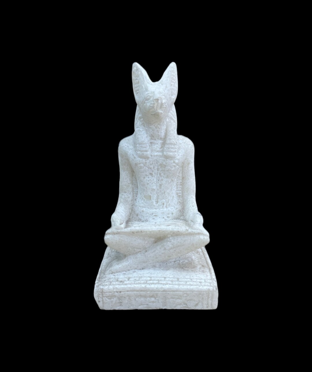Anubis Jackal Statue Hand-carved Egyptian Alabaster Statue Ancient ...