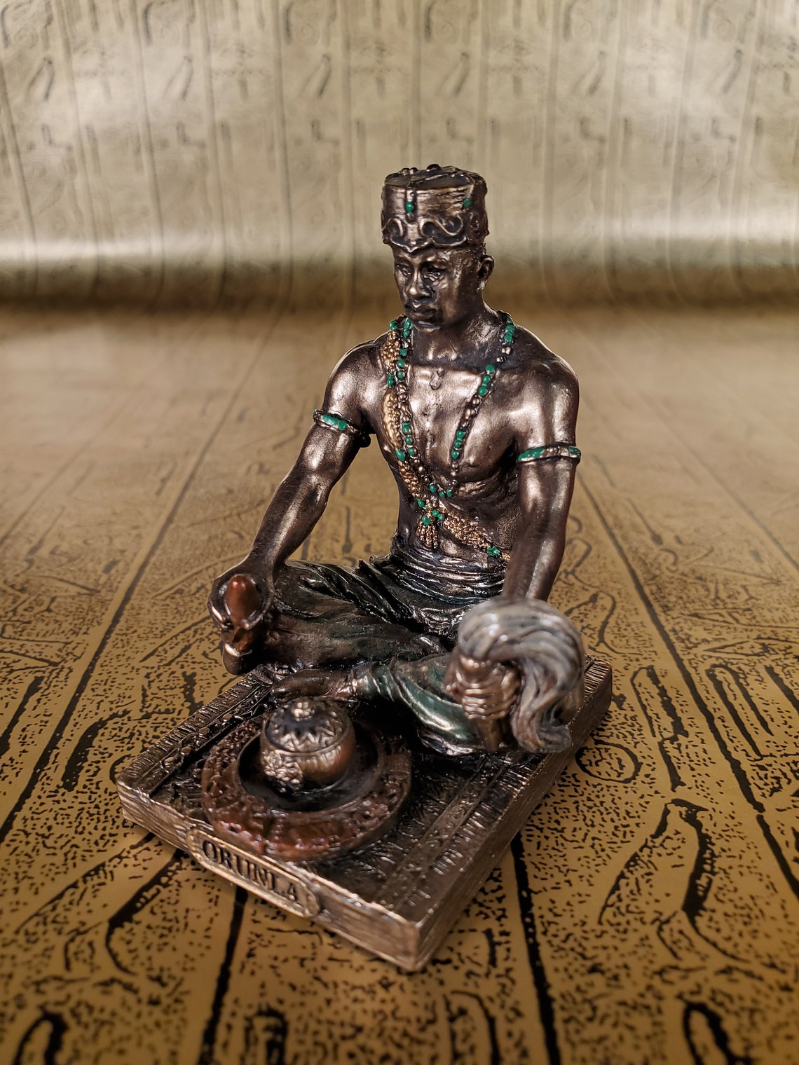 Vintage Orúla Mini Statue Small Orisha of Wisdom Knowledge - Etsy