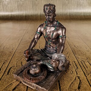 Vintage Orúla Mini Statue - Small Orisha of Wisdom, Knowledge, and ...