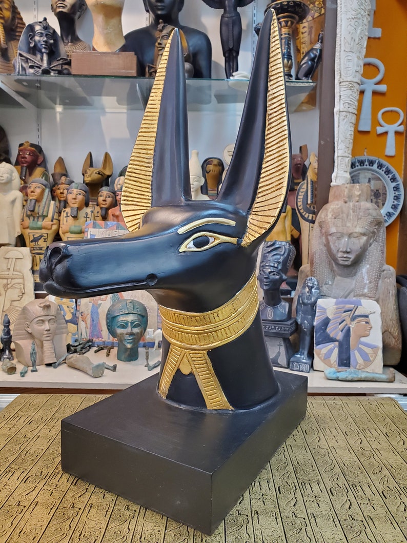 Vintage Anubis Bust - Life-size Reproduction Made in Egypt - Etsy