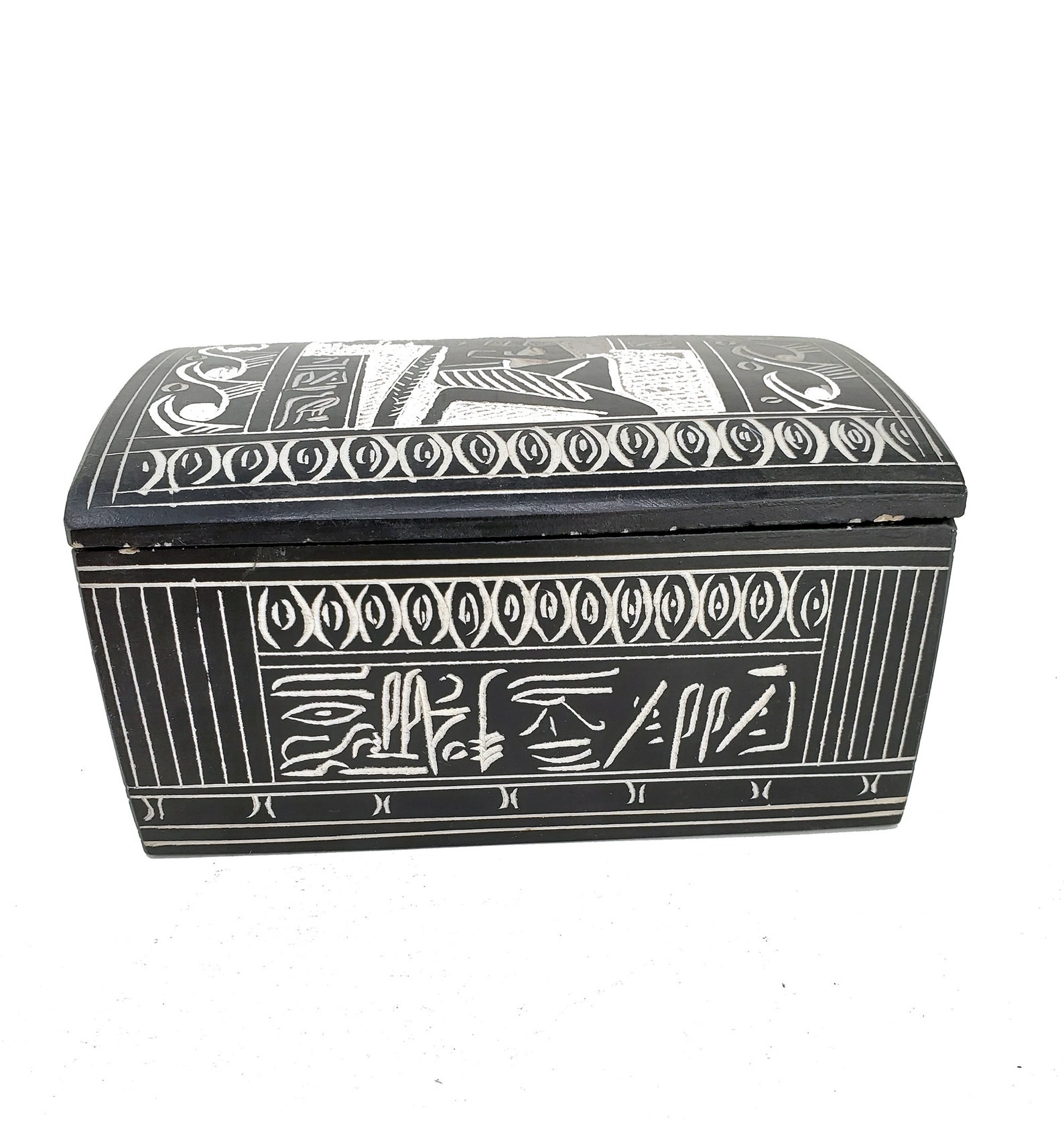 Hand-carved Anubis Basalt Jewelry Box Made in Egypt Heavy | Etsy