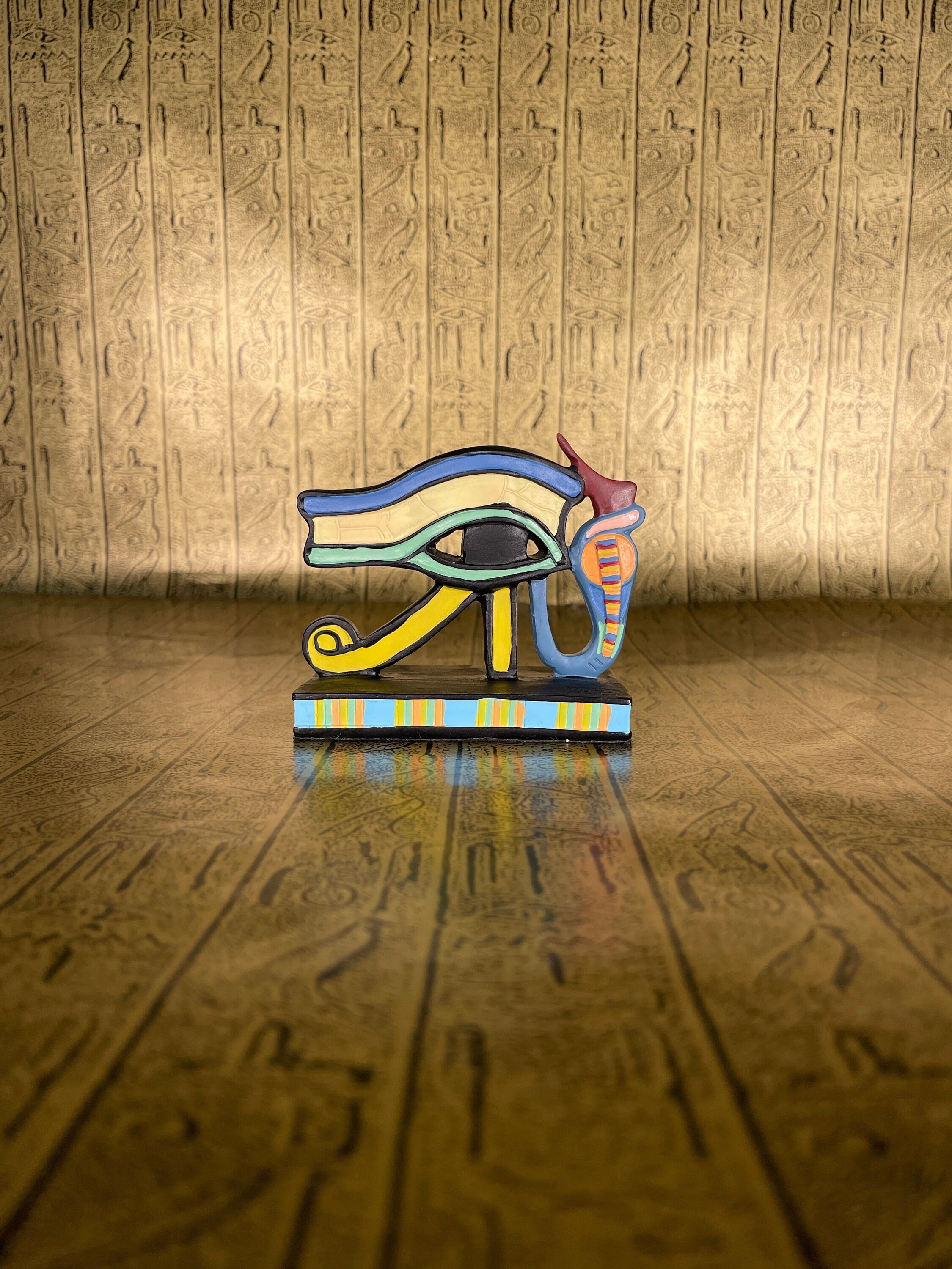 Egyptian Wadjet Statue Egyptian Eye of Ra With the Rearing - Etsy