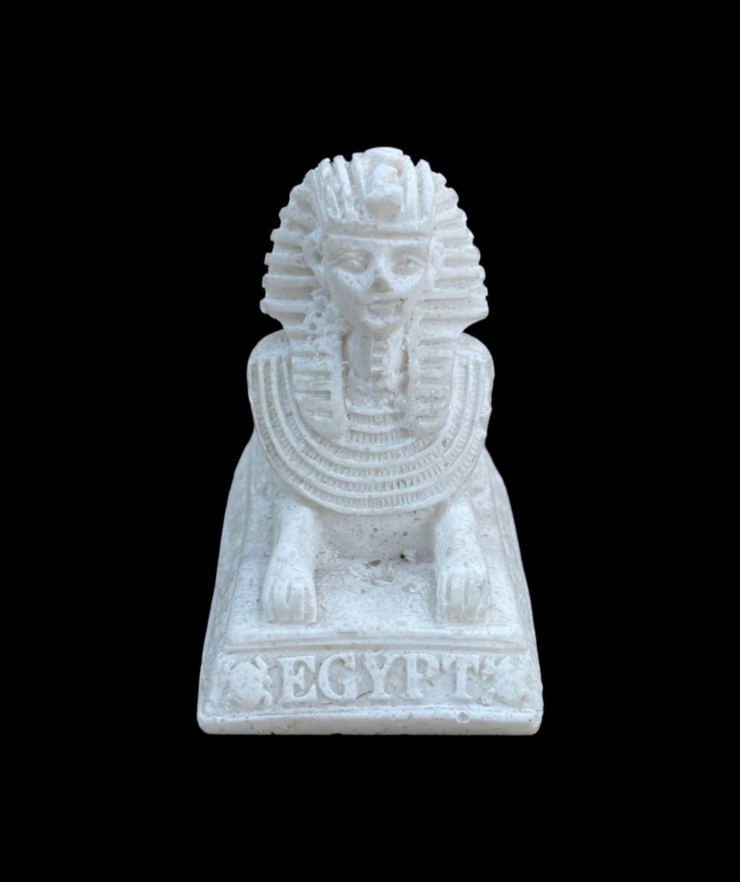 Alabaster Sphinx With Pyramid Statue - Ancient Egyptian Sphinx of Giza ...