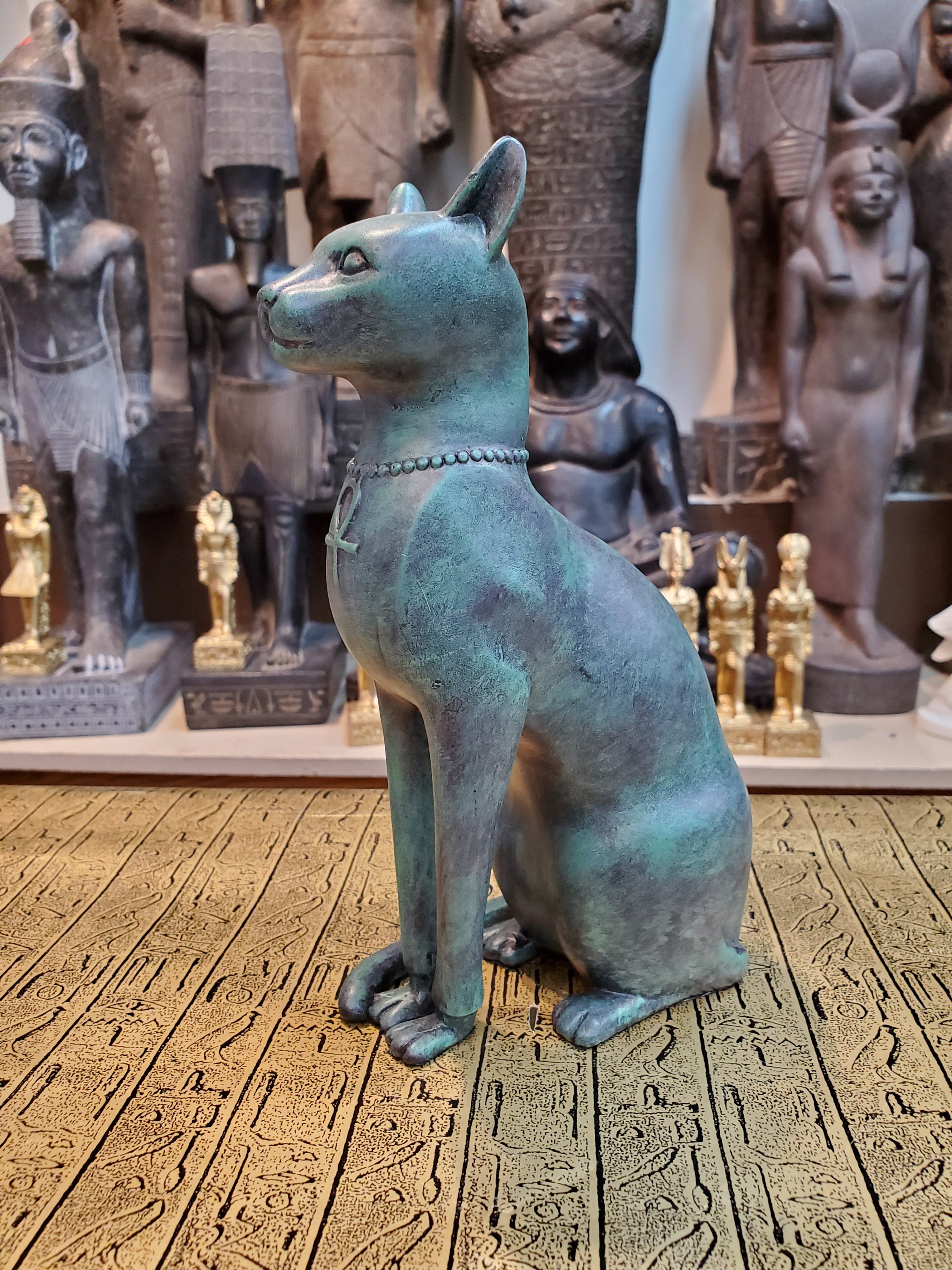 Vintage Bastet Statue Ancient Egyptian Goddess Bastet Sacred - Etsy