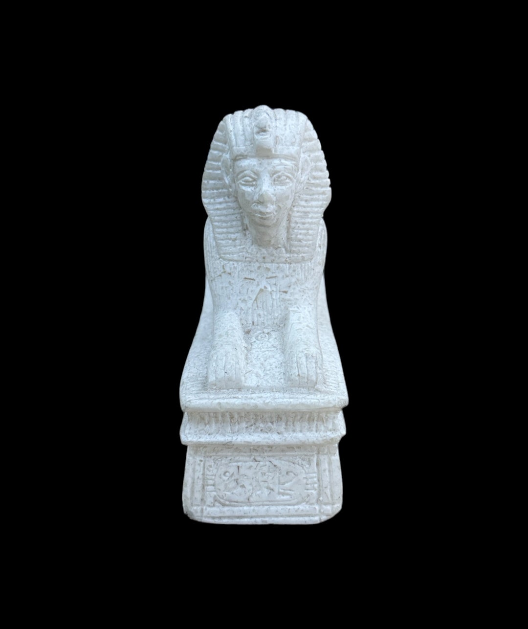 Alabaster Sphinx With Pyramid Statue - Ancient Egyptian Sphinx of Giza ...