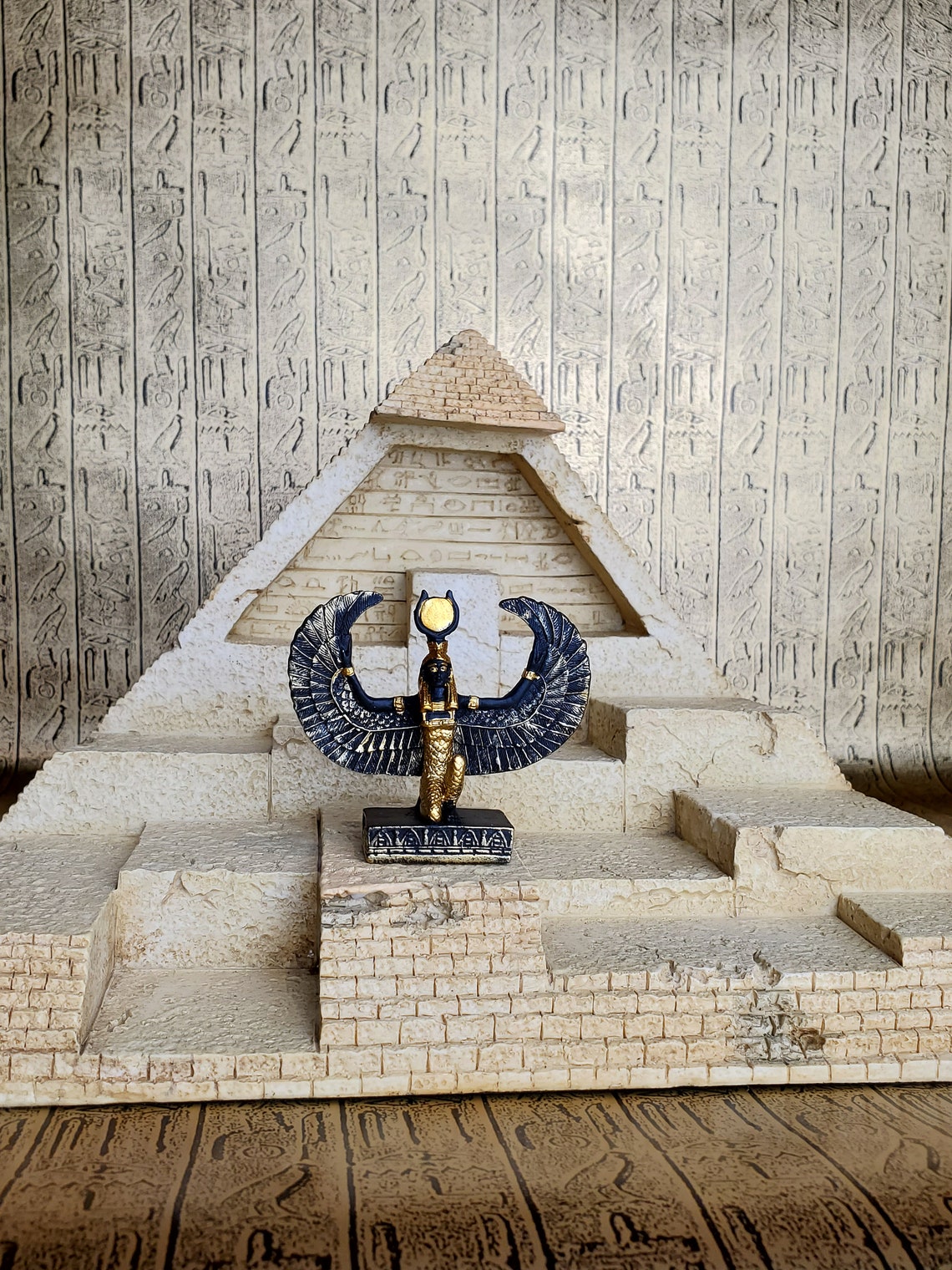 Vintage Isis Mini Statue Ancient Egyptian Goddess Isis Altar | Etsy Canada