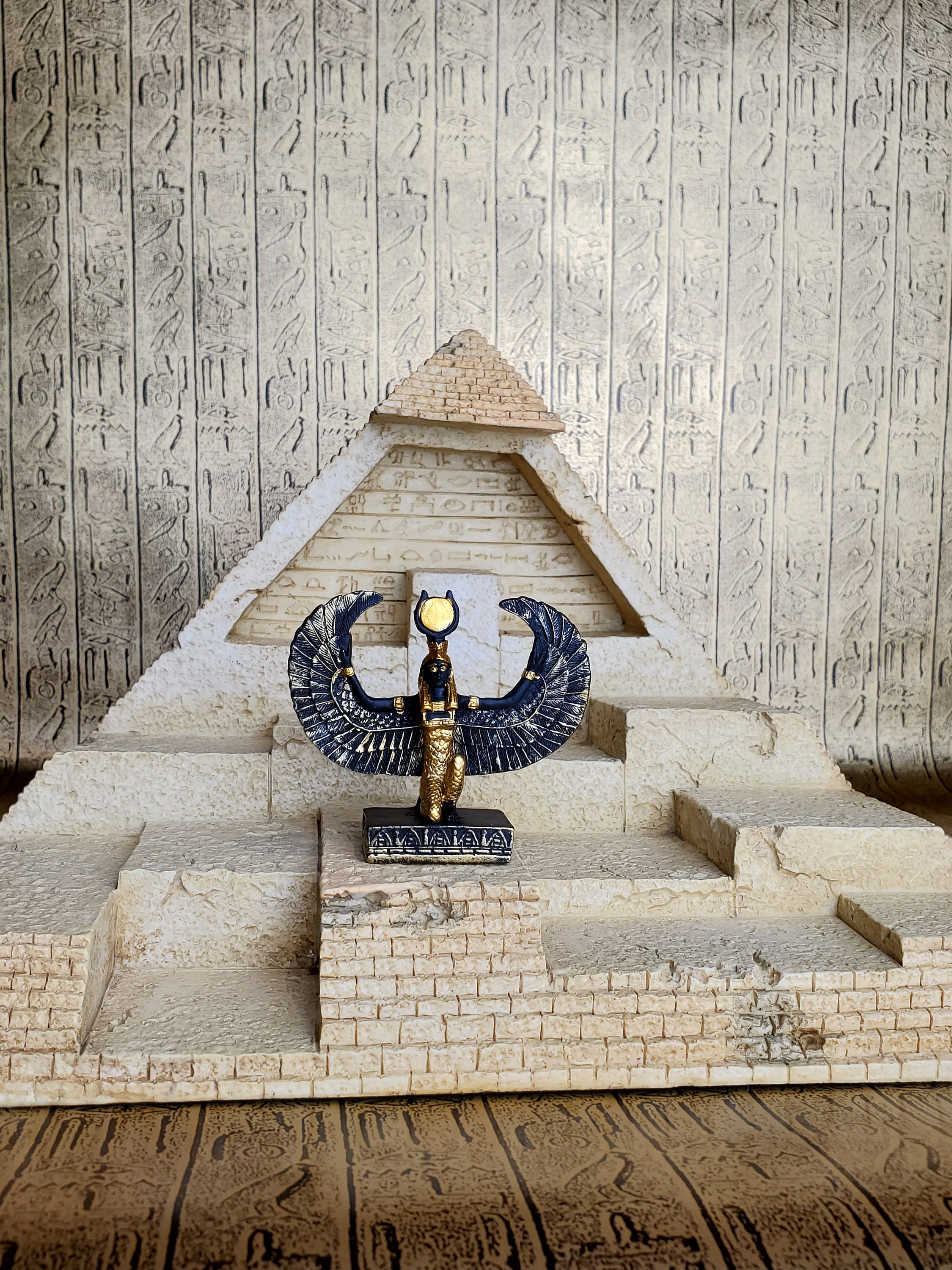 Vintage Isis Mini Statue Ancient Egyptian Goddess Isis Altar | Etsy Canada