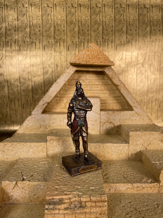 Vintage Horus Mini Statue Small Hand-painted Ancient | Etsy