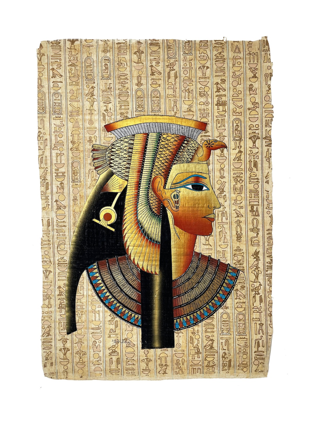 Cleopatra VII Papyrus Ancient Egyptian Queen Cleopatra Hand Made & Hand ...