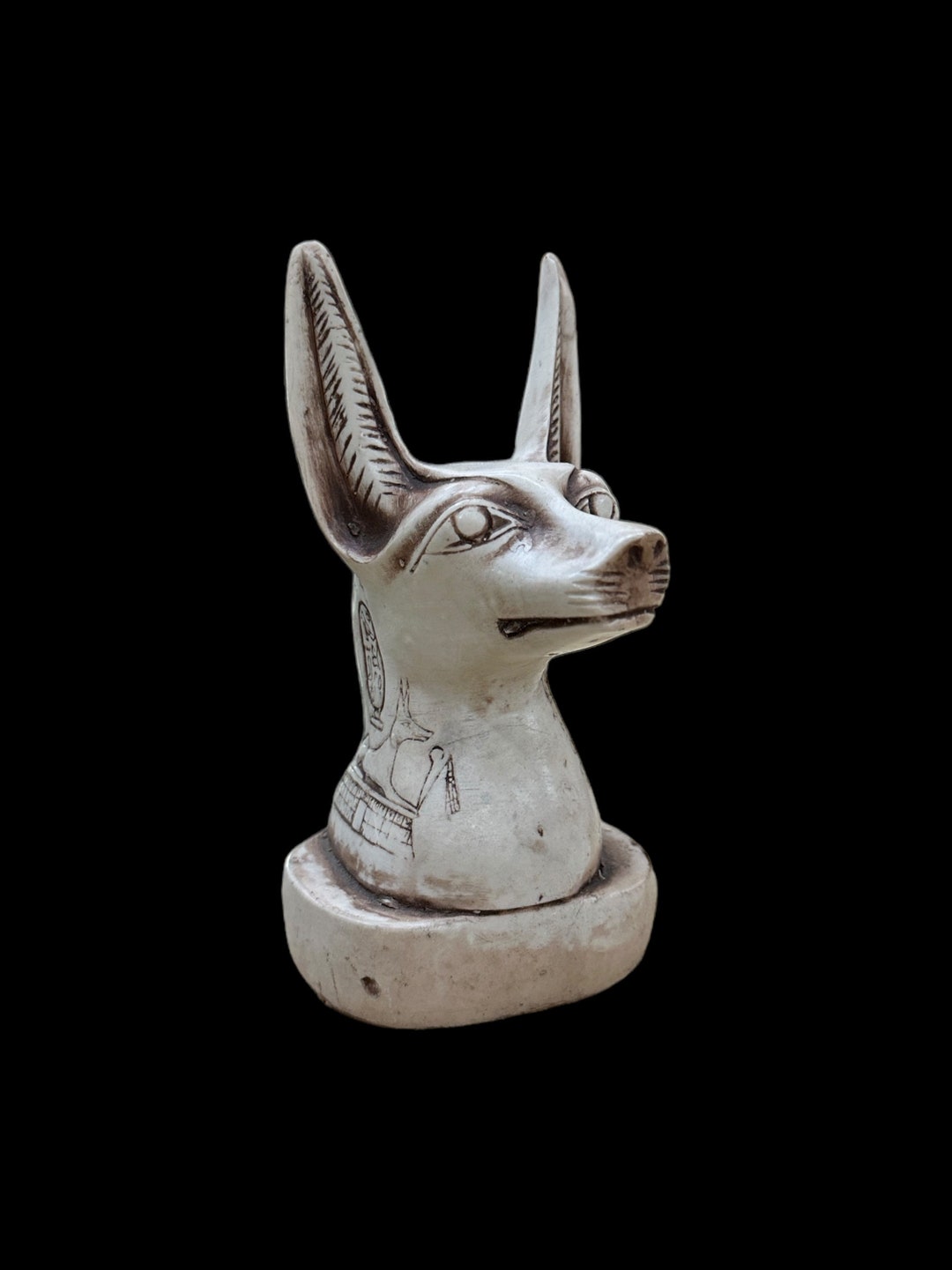 Anubis Bust Statue - Ancient Egyptian God Anpu - Handmade in Egypt - Etsy