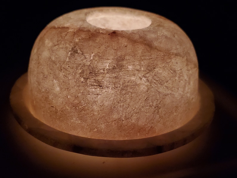 Egyptian Alabaster Tea-light Holder - Hand-carved in Egypt ...
