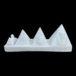Alabaster Pyramids With Sphinx Statue Ancient Egyptian Sphinx of Giza ...