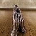 Vintage Praying Hands Mini Statue Small Hand-crafted Mini - Etsy