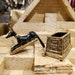 Vintage Anubis Mini Sarcophagus Box - Ancient Egyptian God Anubis ...