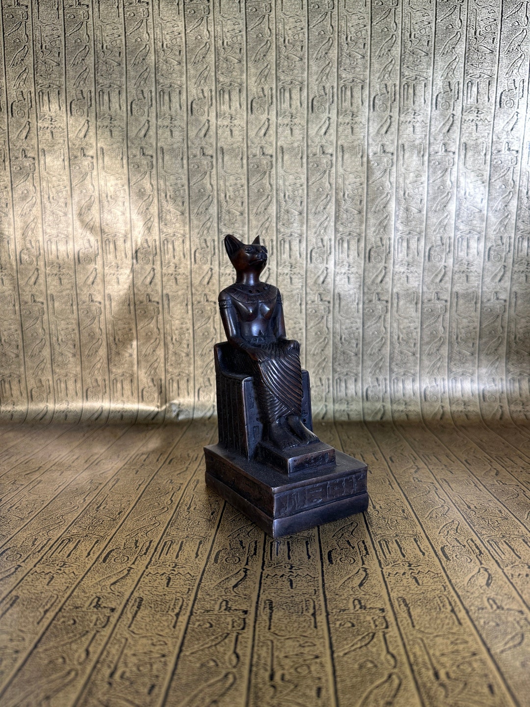 Bastet Statue - Ancient Egyptian Goddess Bastet Stone State - Made in ...