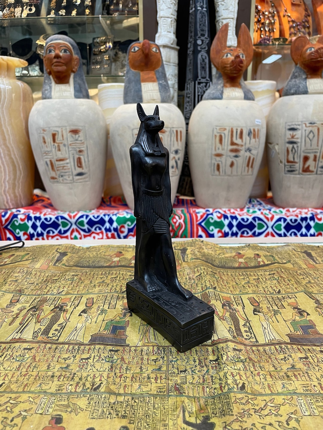Anubis Statue - Handmade Statue From Egypt - Ancient Egyptian God Anubis - Etsy
